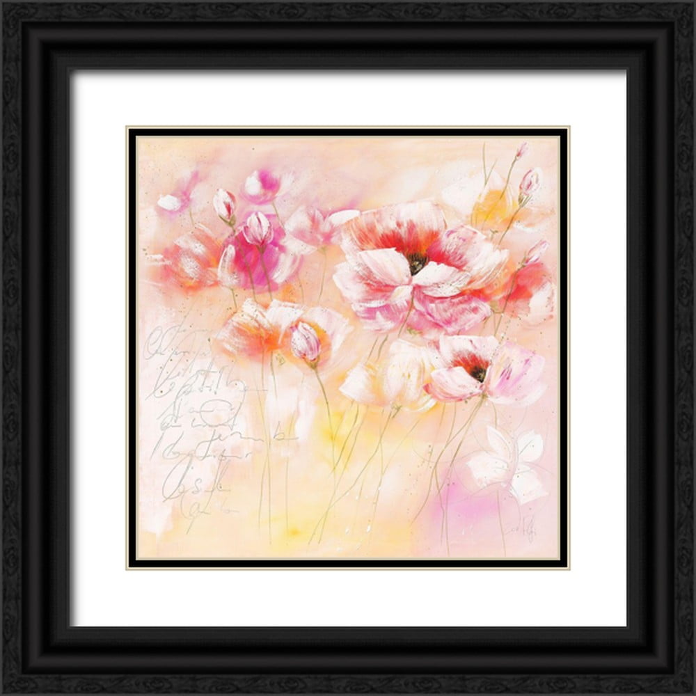 Zacher-Finet, Isabelle 26x26 Black Ornate Wood Framed with Double ...