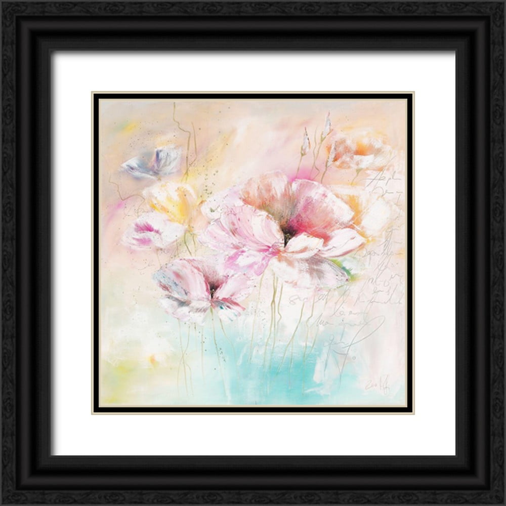 Zacher-Finet, Isabelle 26x26 Black Ornate Wood Framed with Double ...