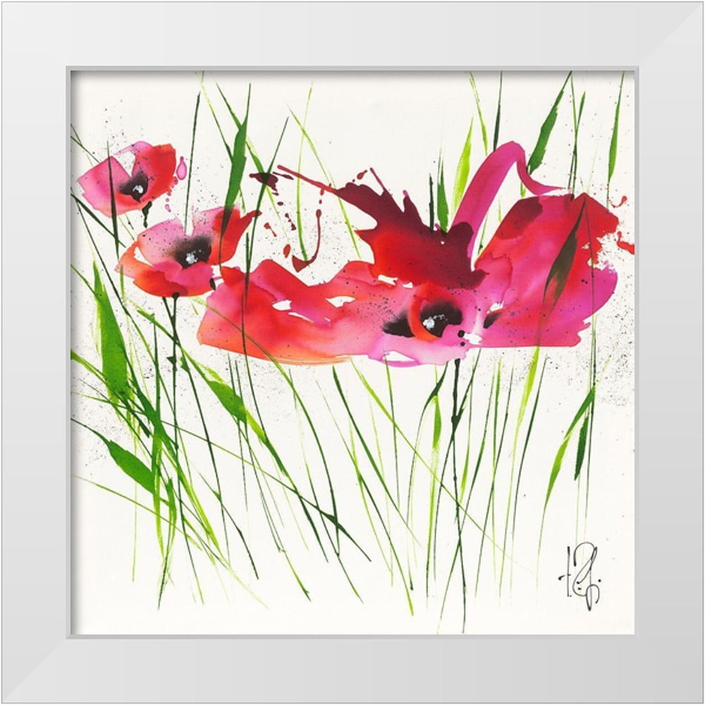 Zacher-Finet, Isabelle 26x26 White Modern Wood Framed Museum Art Print ...