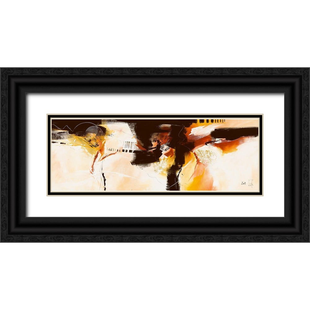 Zacher-Finet, Isabelle 32x14 Black Ornate Wood Framed with Double ...
