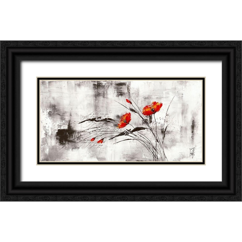 Zacher-Finet, Isabelle 32x18 Black Ornate Wood Framed with Double ...