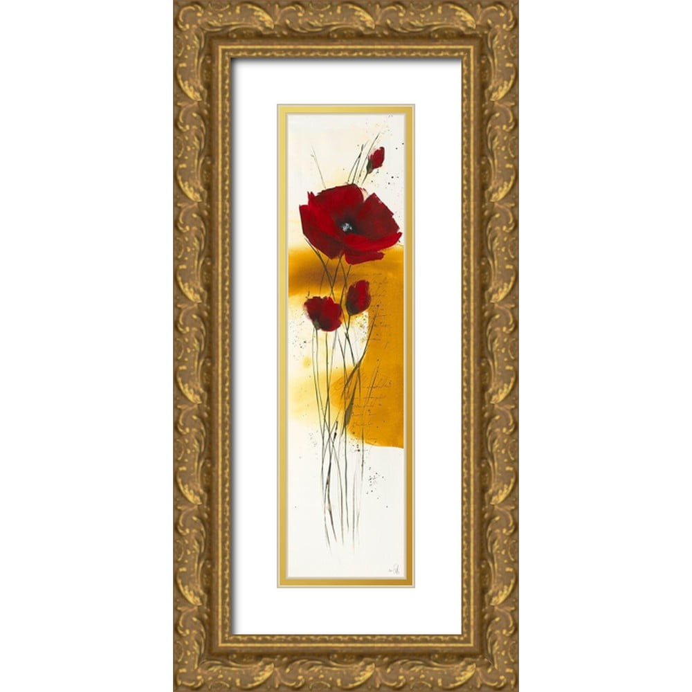 Zacher-Finet, Isabelle 8x18 Gold Ornate Wood Framed with Double Matting ...