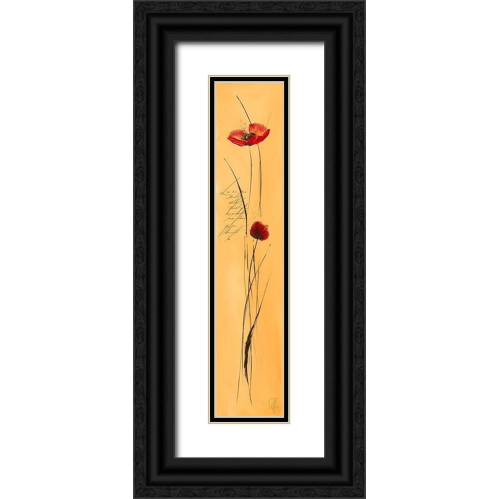 Zacher-Finet, Isabelle 8x24 Black Ornate Wood Framed with Double ...