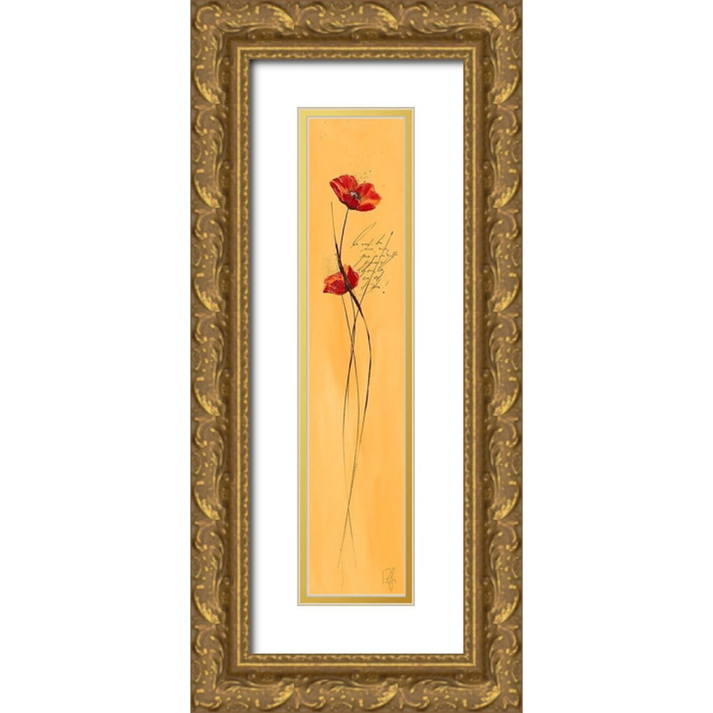 Zacher-Finet, Isabelle 8x24 Gold Ornate Wood Framed with Double Matting ...