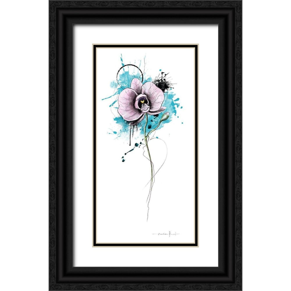 Zacher-Finet, Isabelle 9x14 Black Ornate Wood Framed with Double ...