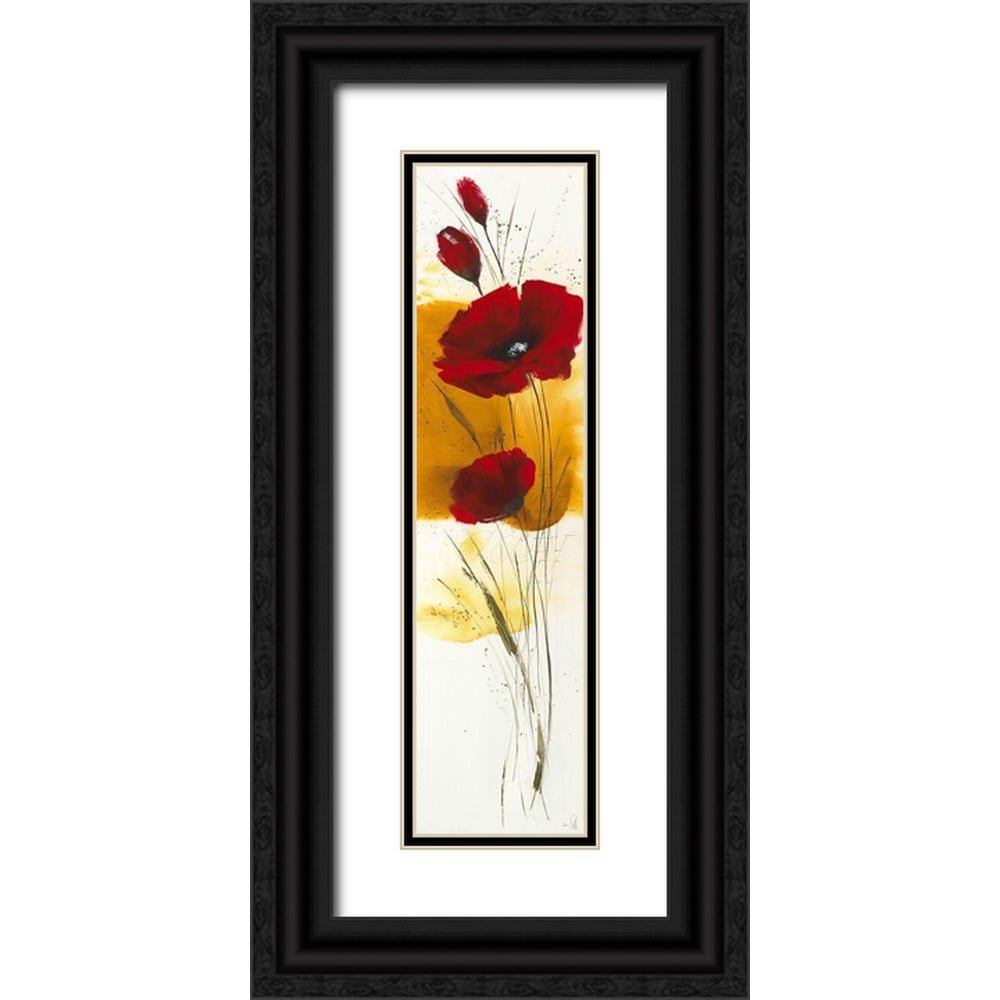 Zacher-Finet, Isabelle 9x24 Black Ornate Wood Framed with Double ...