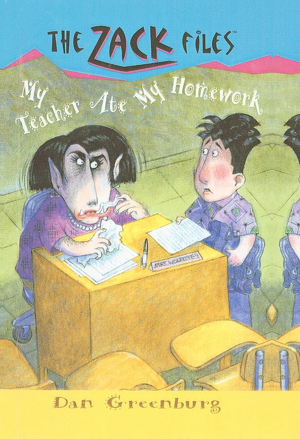 Zack Files (Prebound): My Teacher Ate My Homework (Hardcover) - Walmart.com