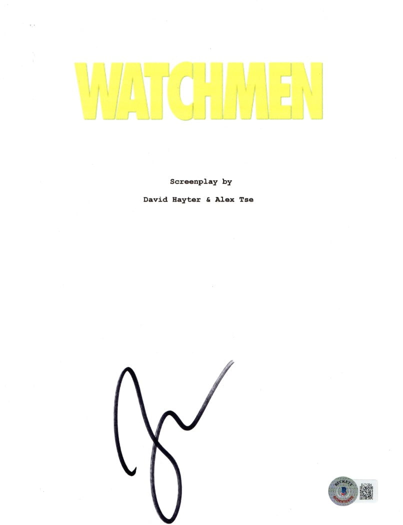 Zack Snyder Signed Autographed Script Cover Print Watchmen Director BAS ...
