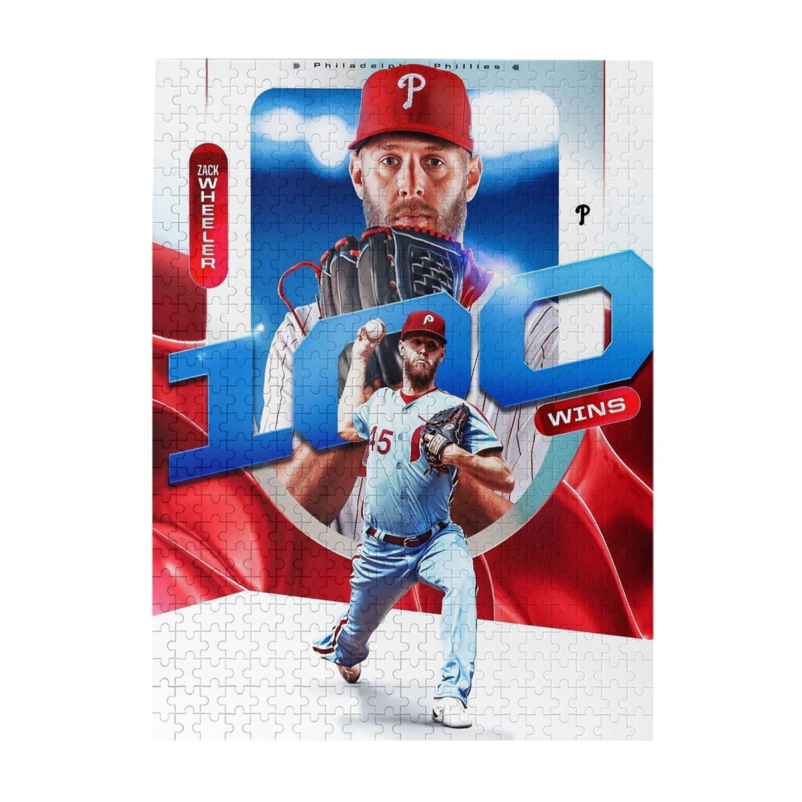 Zack Wheeler Baseball Team Jigsaw Puzzle 500 Pieces, Adult Beautiful ...