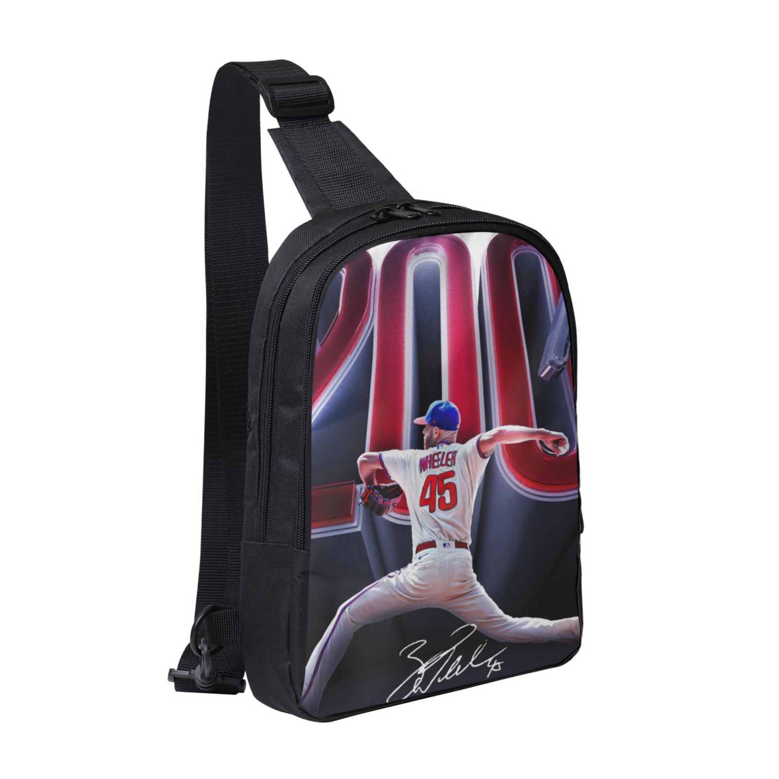 Zack Wheeler Sling Bag, Lightweight Crossbody Shoulder Backpack Water ...