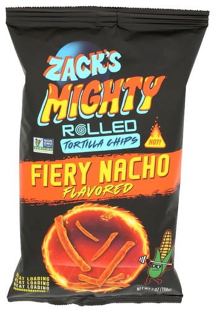 Zacks Mighty Chips Tortilla Fiery Nacho (12 Pack) 7 oz - Walmart.com