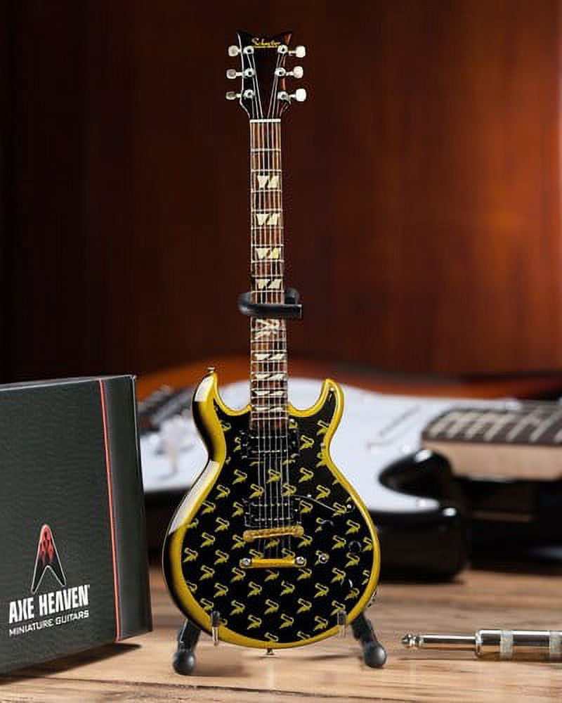 Zacky Vengeance Avenged Sevenfold Gold Schecter Blade Mini Guitar ...