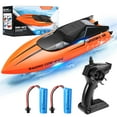 Zacro 2.4G Remote Control Boat, 20+ MPH High Speed Fast Racing Boat for ...