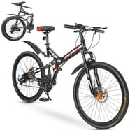 Ktaxon Adult Carbon-Folding 21 Speed Shimano Mountain Bike, 26" Steel ...