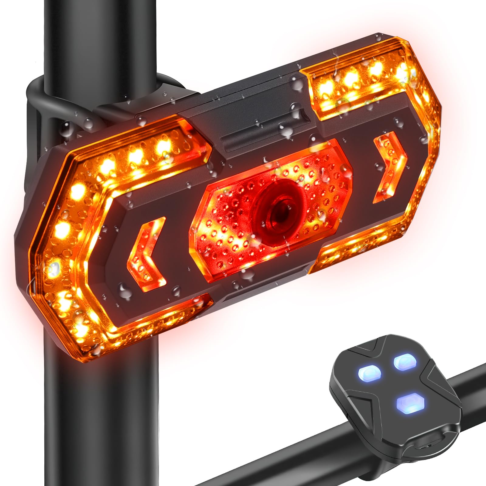 BV Bike 3-LED Rear Safety Tail Light, Bicycle, PAIR - Walmart.com