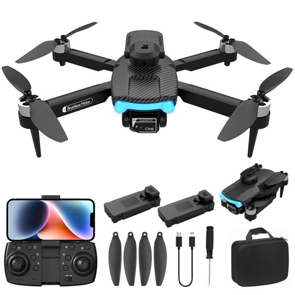 Qonioi E58 Foldable Drone with Altitude Hold, WIFI FPV 4K Camera ...