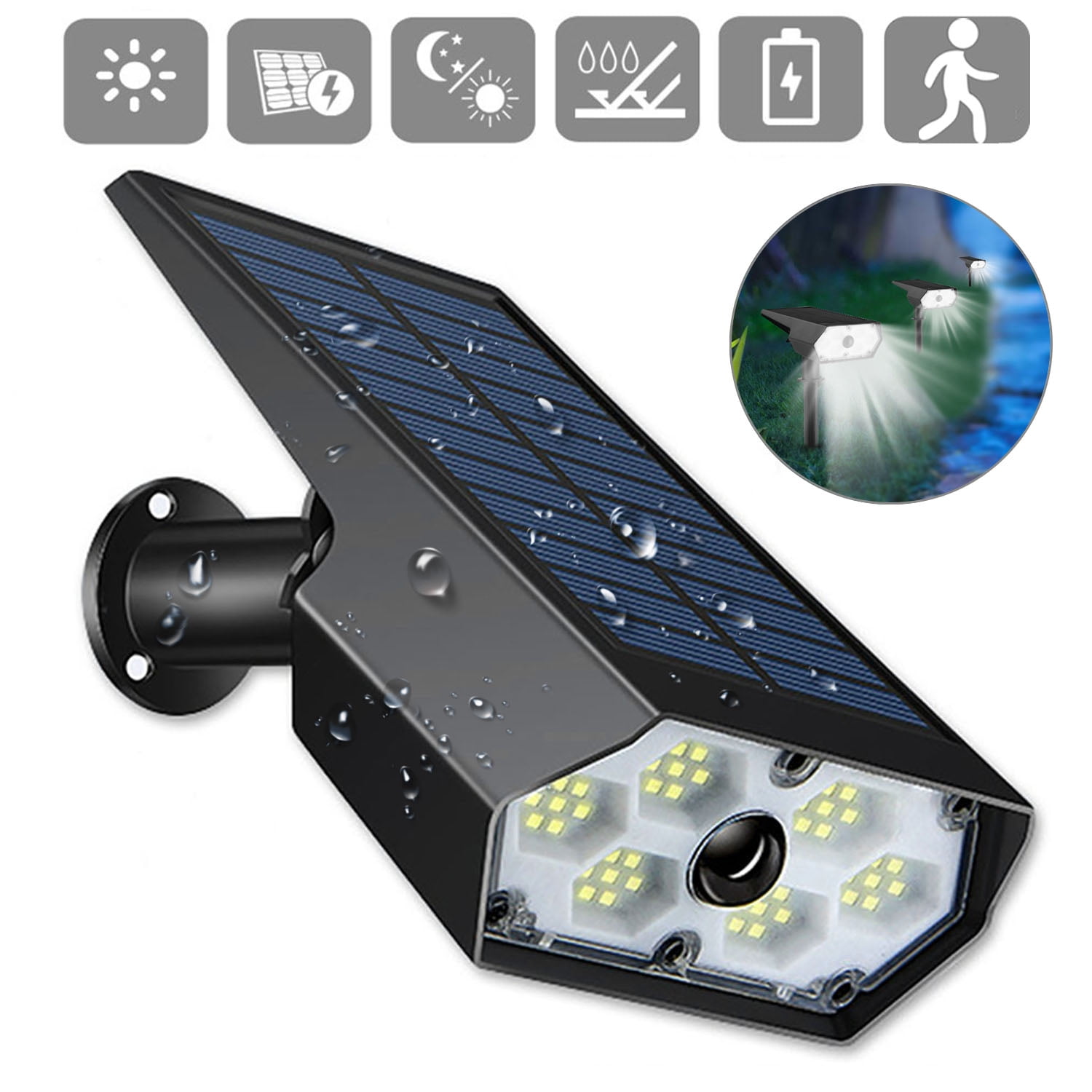 Solar Security Lights in Outdoor Solar Lighting - Walmart.com