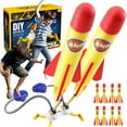 Zacro Rocket Launcher for Kids, Dual Dueling Rocket Toys Shoots Up to ...