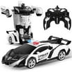 1:18 Scale Transform RC Car Robot, 2.4G Remote Control, One Button ...