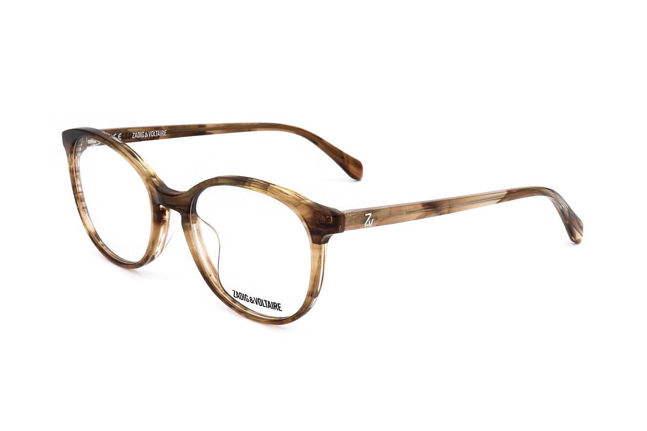 Zadig & Voltaire eyeglasses VZV317 WOMAN 52/18/135 0799 SHINY STRIPED ...