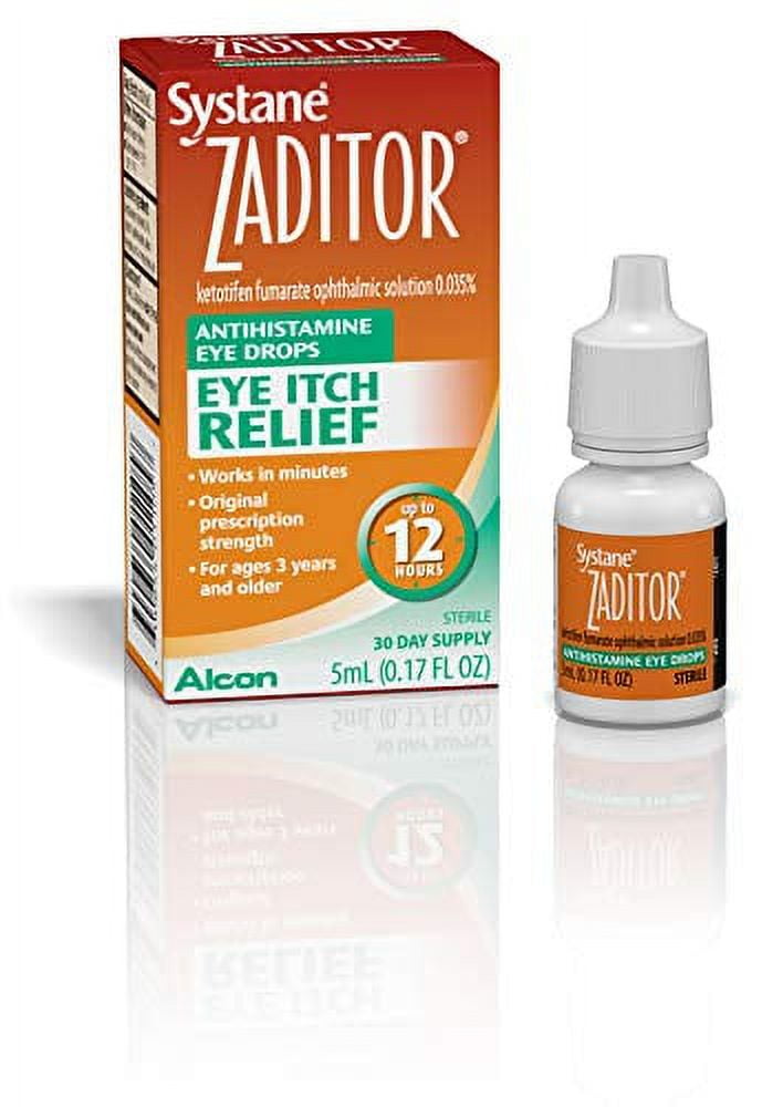 ZADITOR Antihistamine Eye Drops, 5 mL for Allergy Relief ...