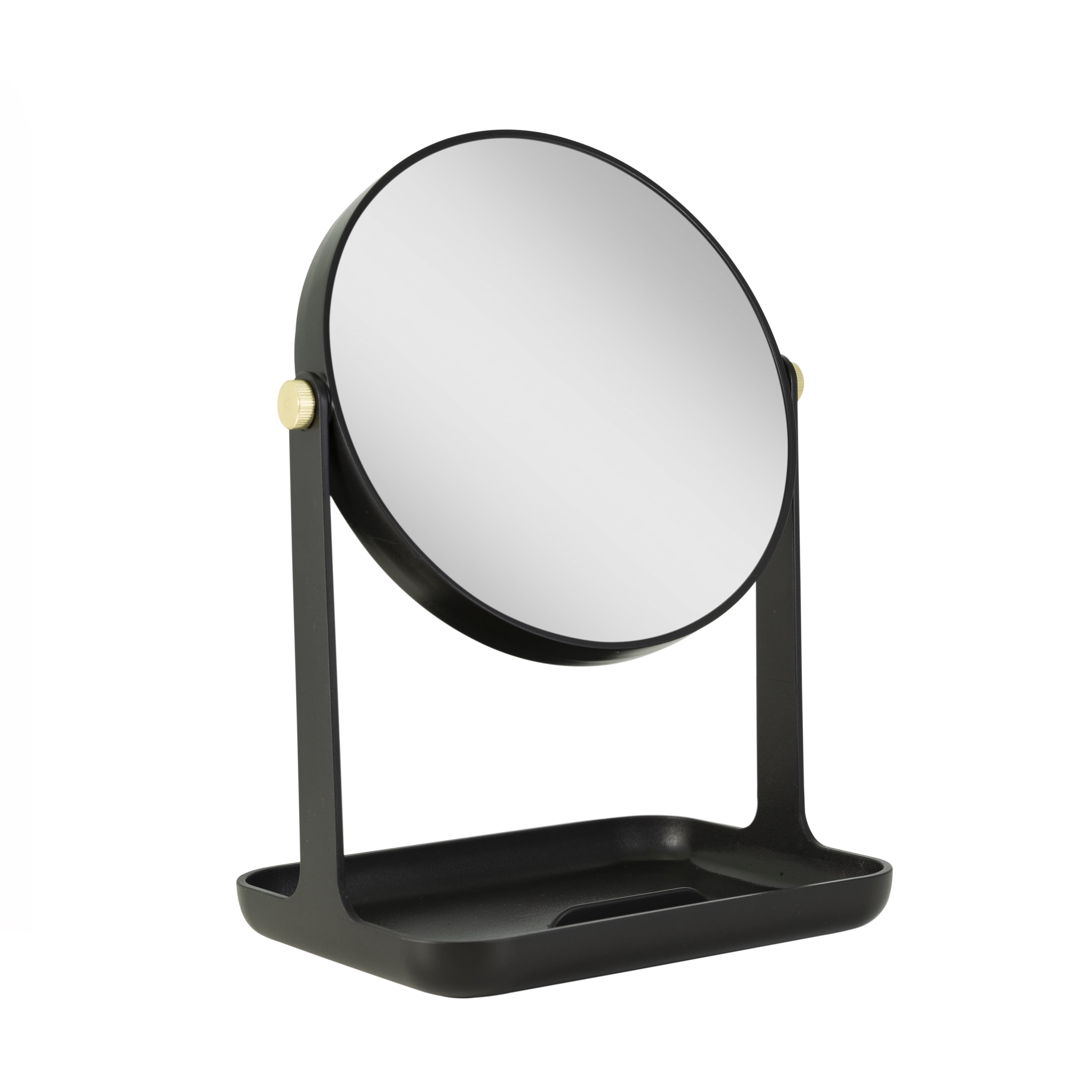 Zadro Dual Magnification Round Swivel Head Makeup Mirror with Accessory ...