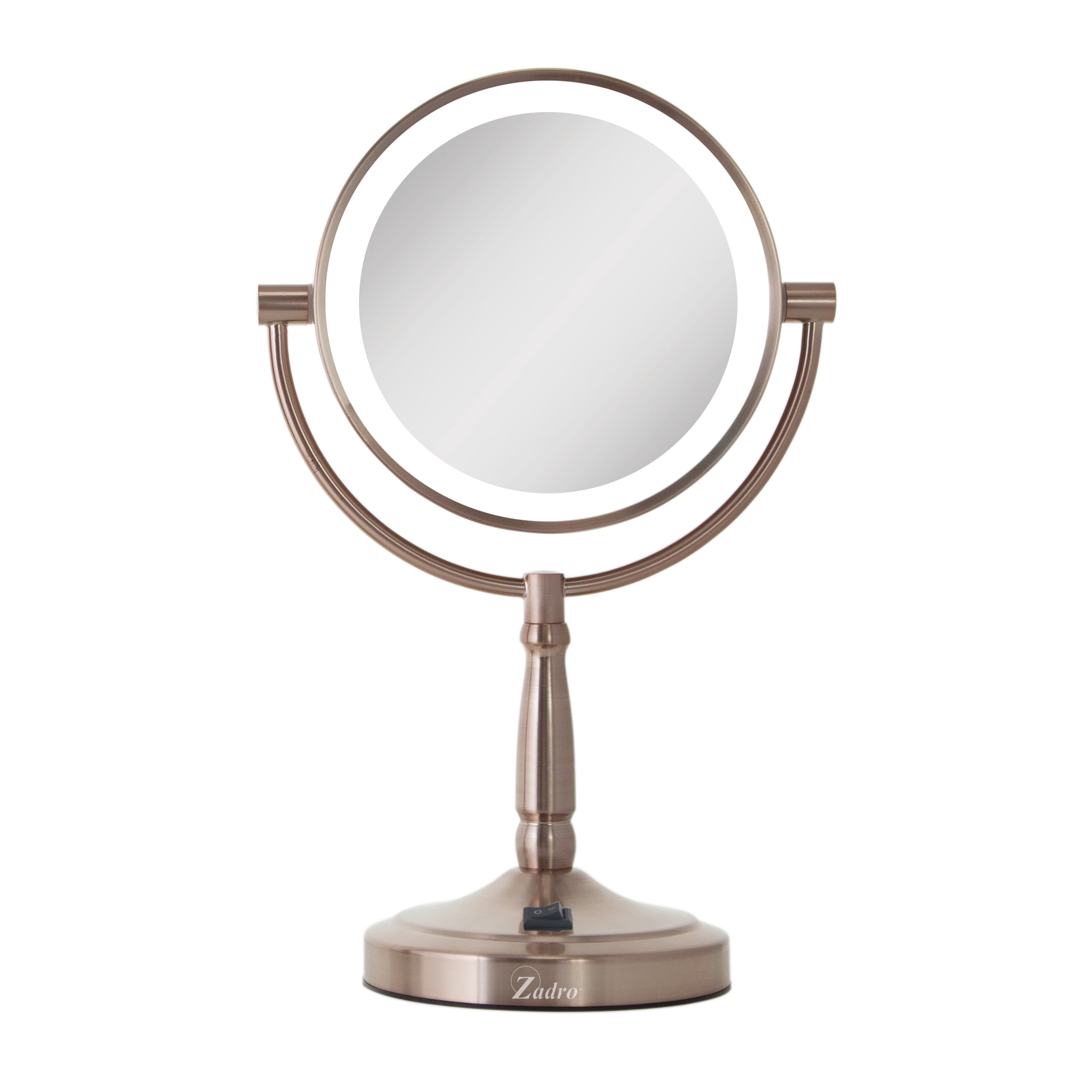 Zadro 9" LED Makeup Mirror, 5&10X/1X Magnification, Swivel Lighted ...