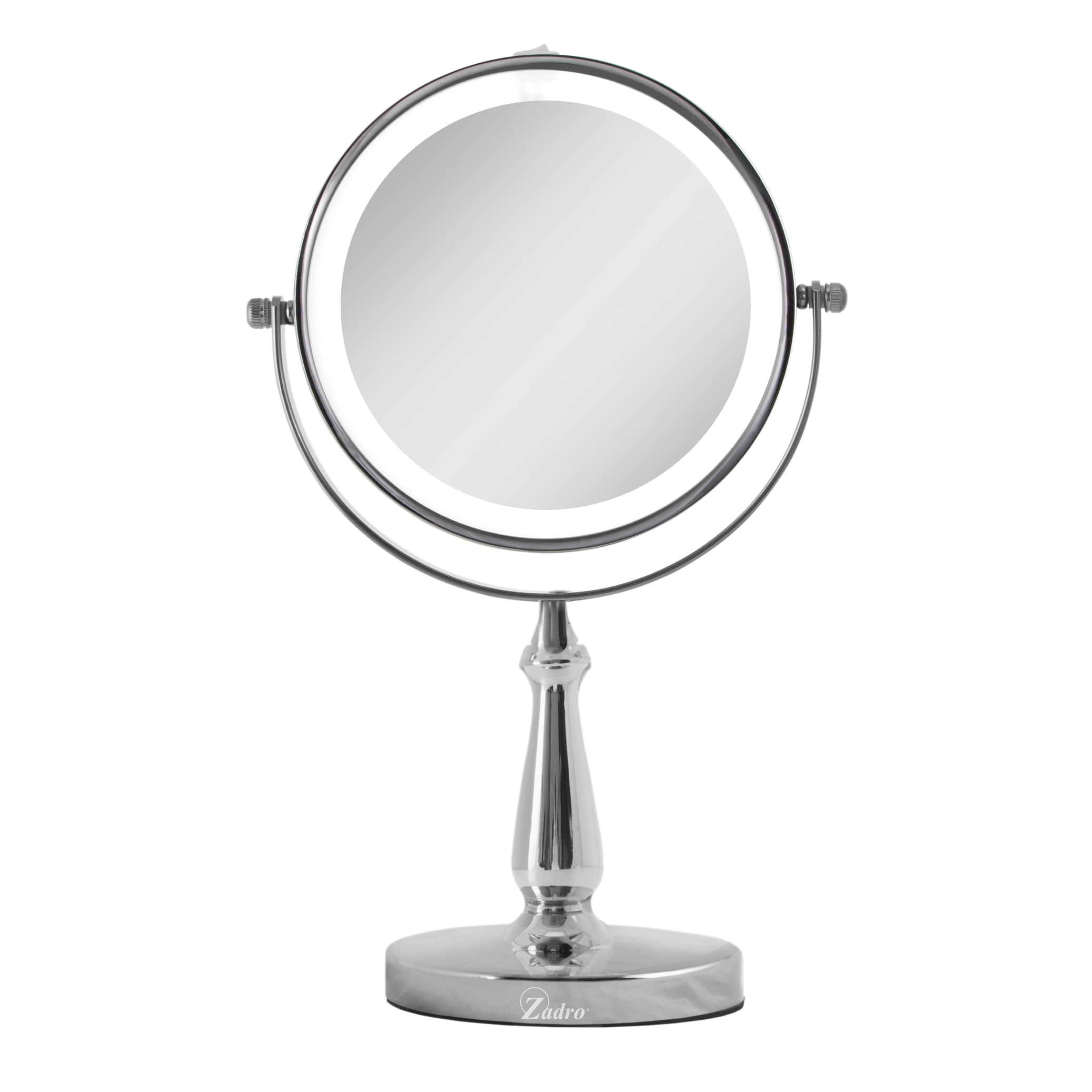 Zadro LED Lighted Makeup Mirror, Swivel Design, 8X and 1X Magnification ...