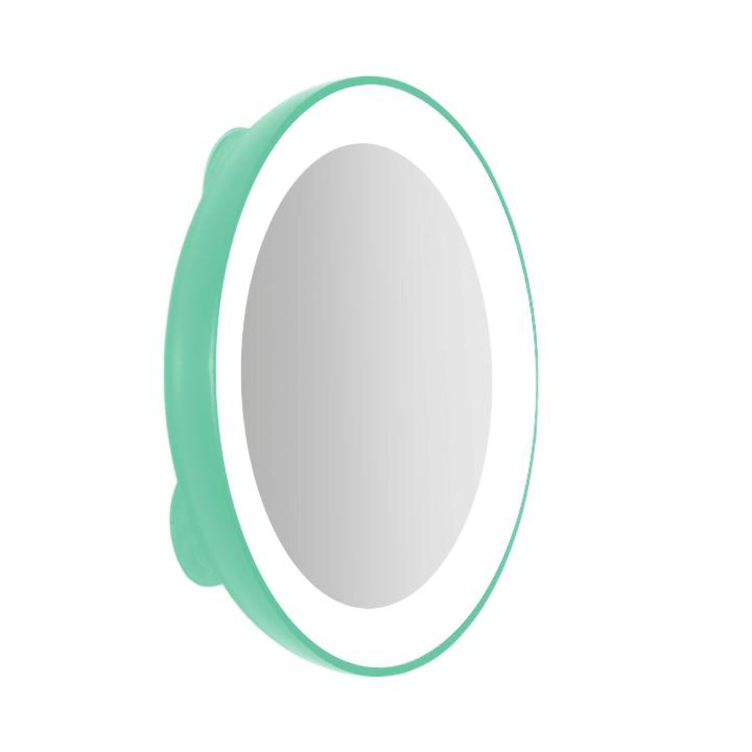 Zadro LED Ring Compact Mirrors w/ Magnification & Suction Cup Mounting ...
