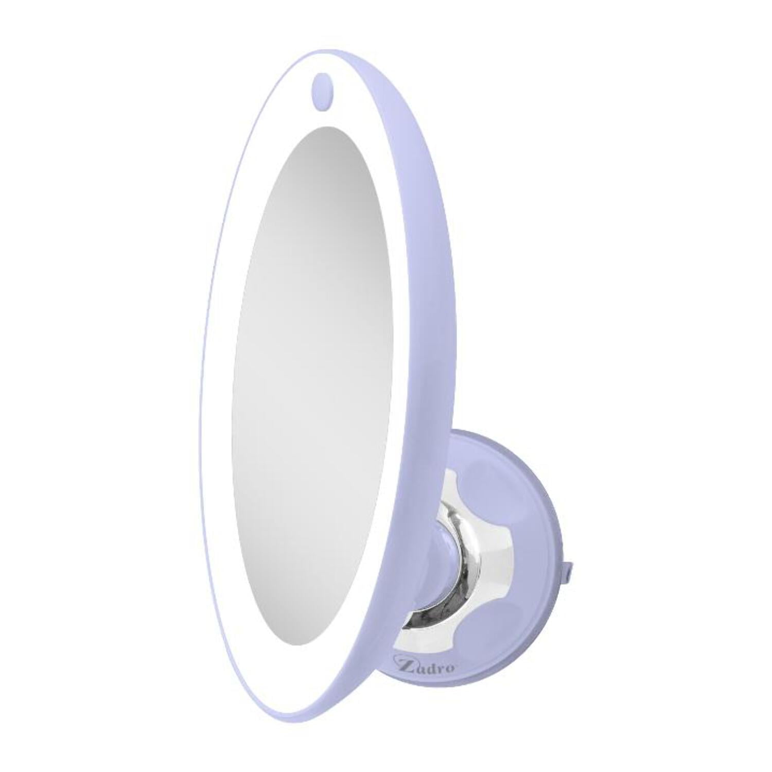 Zadro LED Wall Mounted Makeup Mirrors with Magnification & Suction Cup ...