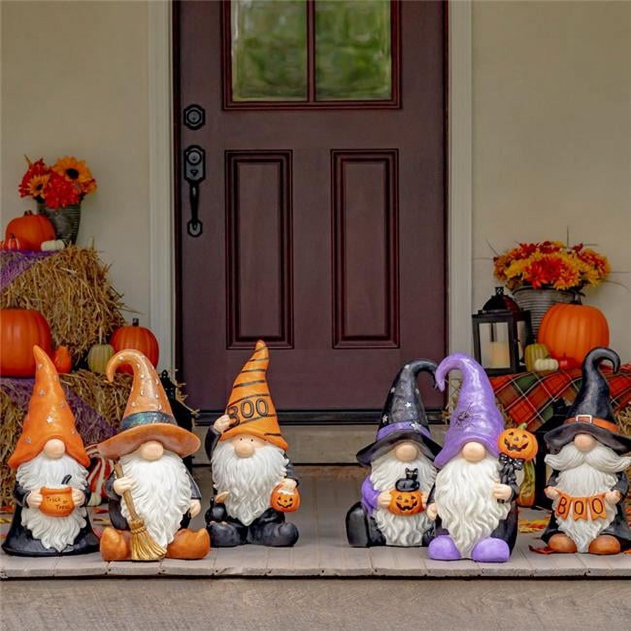 Zaer ZR218005-SET The Hobgoblins Assorted Halloween Garden Gnomes - Set ...