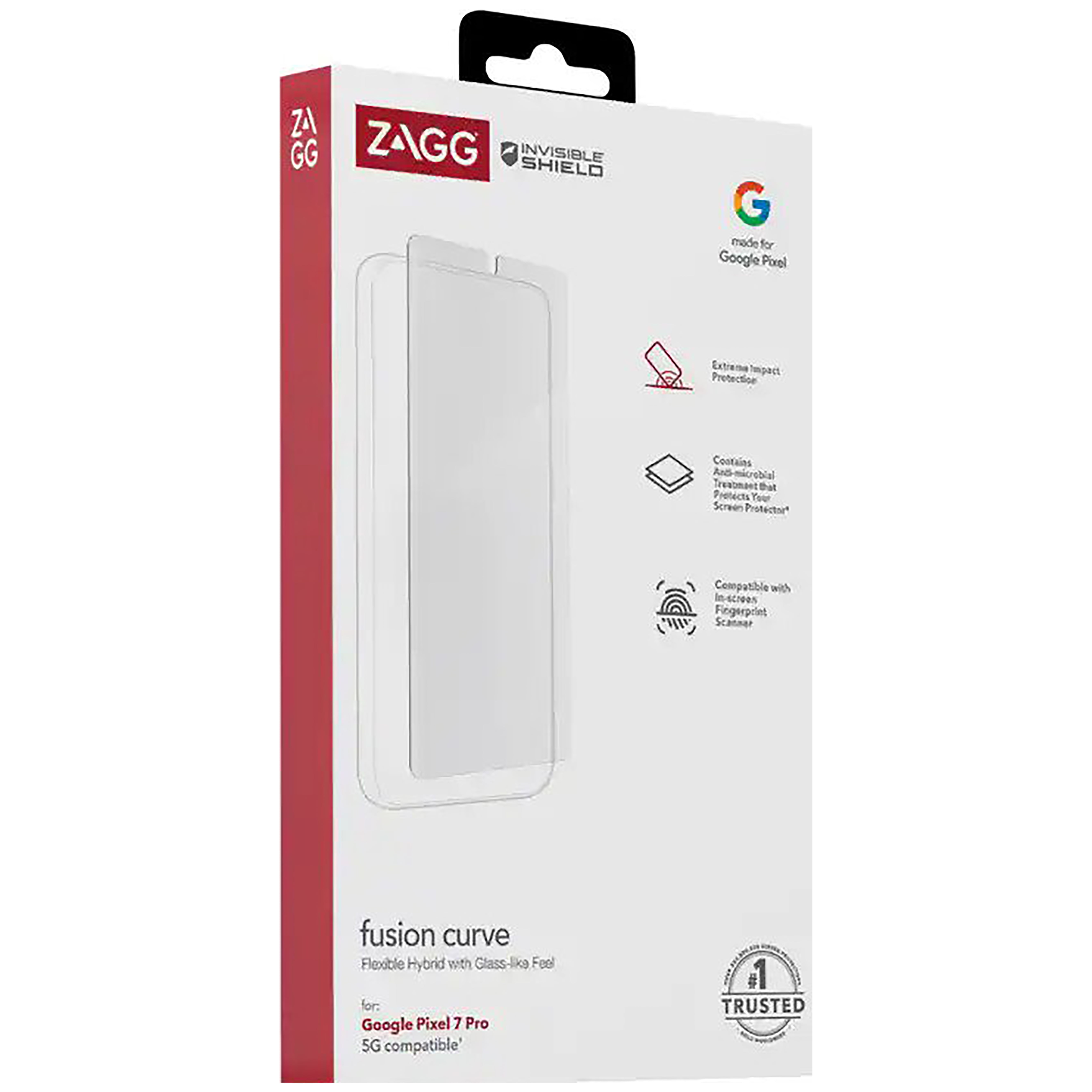 ZAGG InvisibleShield Fusion Curve Screen Protector for Google Pixel 7 ...