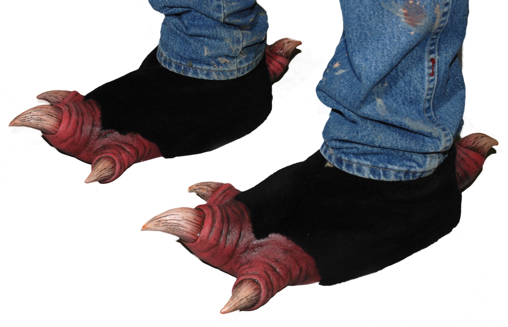 Zagone Bird Feet Costume Feet, Red Black Beige, One Size - Walmart.com