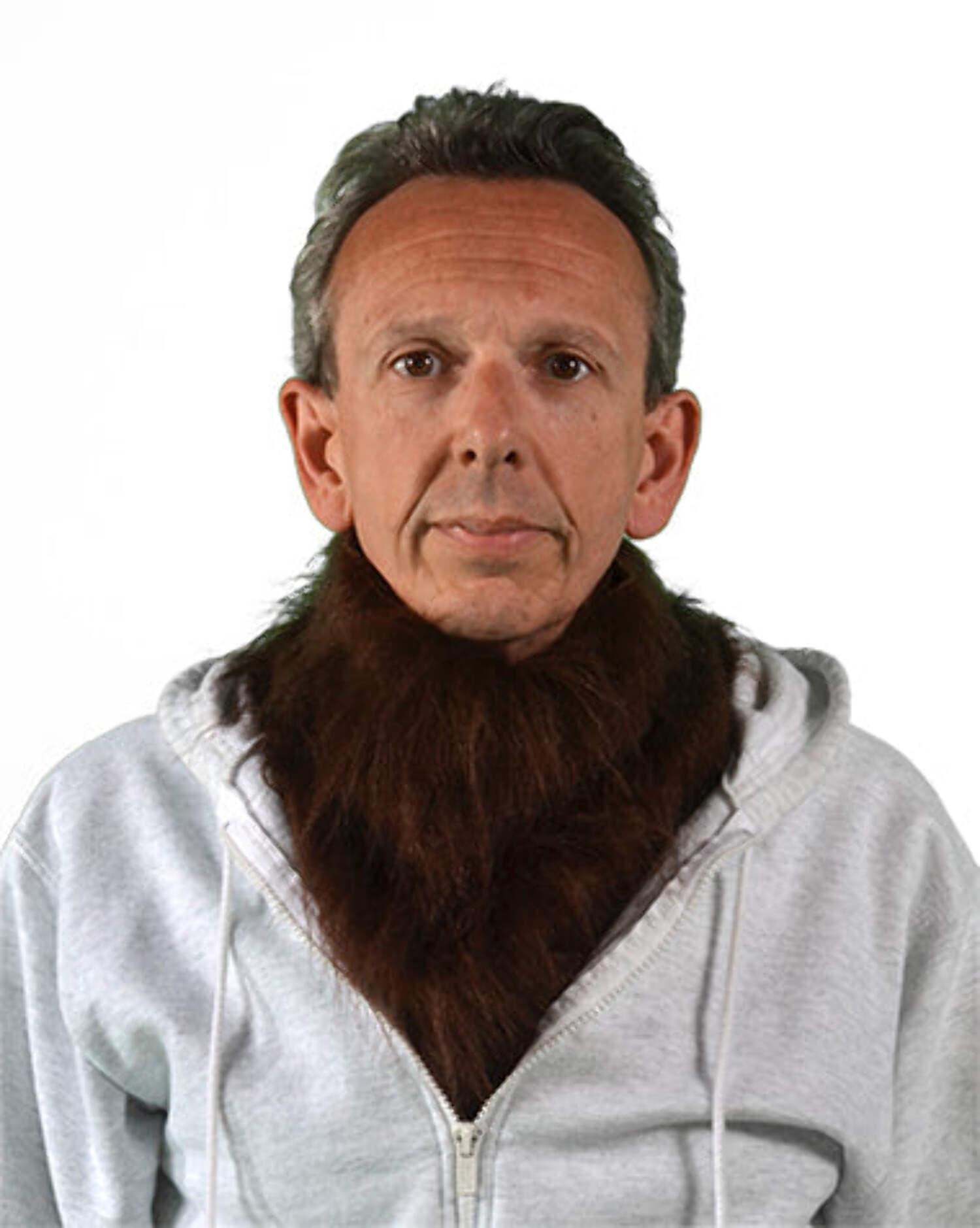 Zagone Studios Brown Faux Fur Costume Collar Mask Accessory - Walmart.com