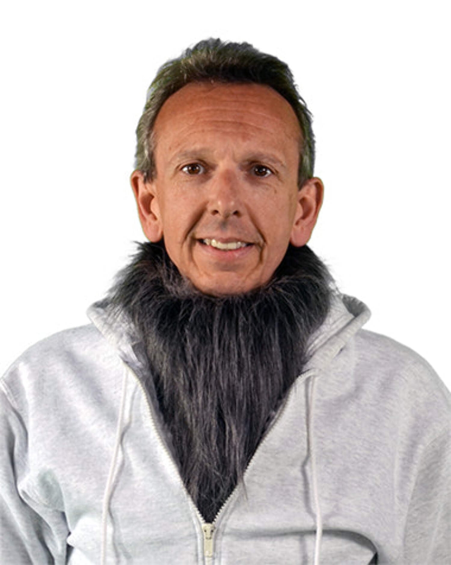 Zagone Studios Frost Grey Faux Fur Costume Collar Mask Accessory ...