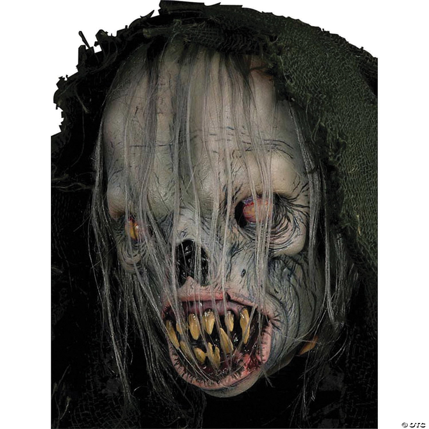 Hooded Space Imp Mask Adult Halloween Accessory - Walmart.com