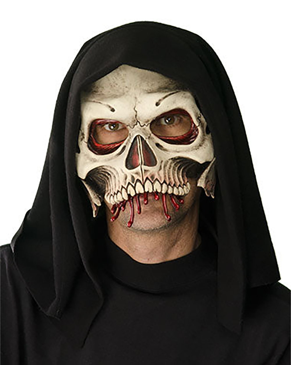 Zagone Studios ME1001 Natural Latex Compound Cranium Skull Half Mask ...