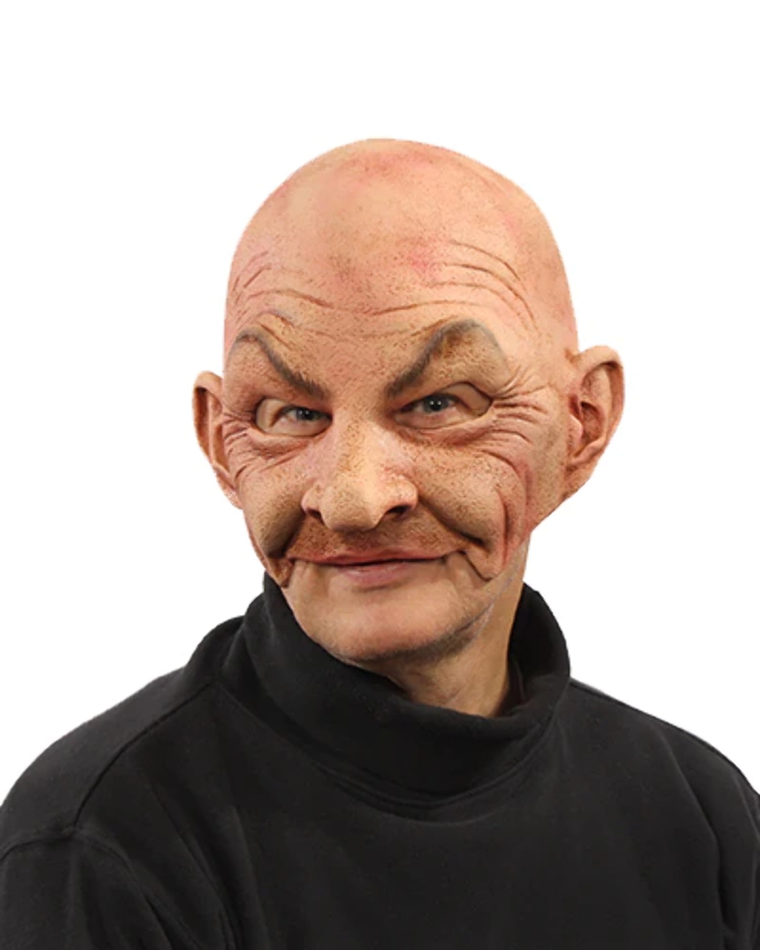 Zagone Studios MG1007 Natural Latex Compound Johnny Bald Old Man Mask ...
