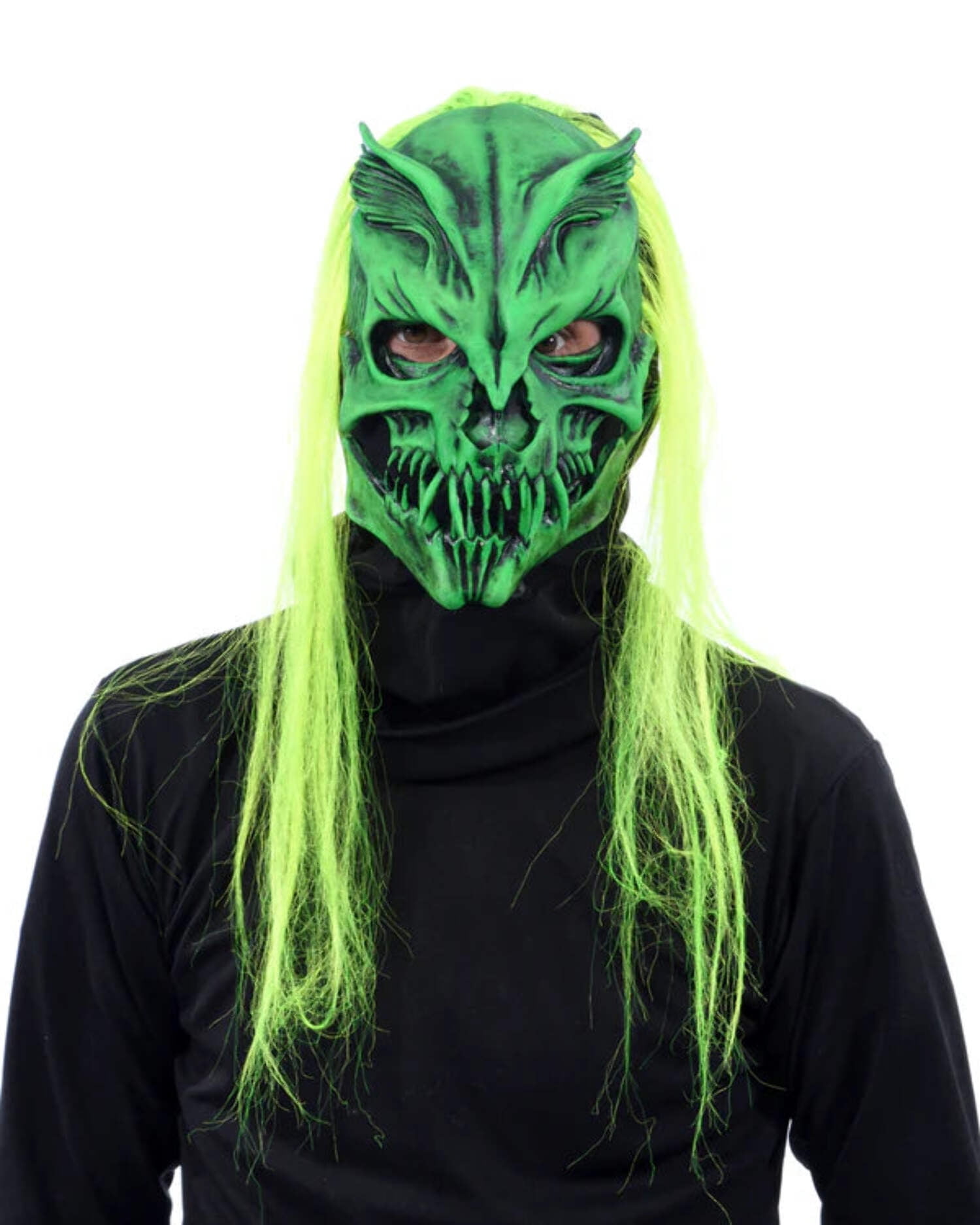 Zagone Studios Nuclear Option Glow Skull Monster Face Mask with Moving ...