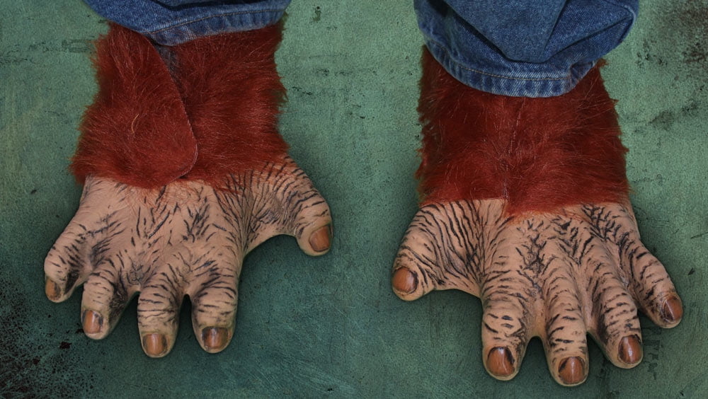 Zagone Studios Orangutan Primate Latex Costume Feet - Walmart.com