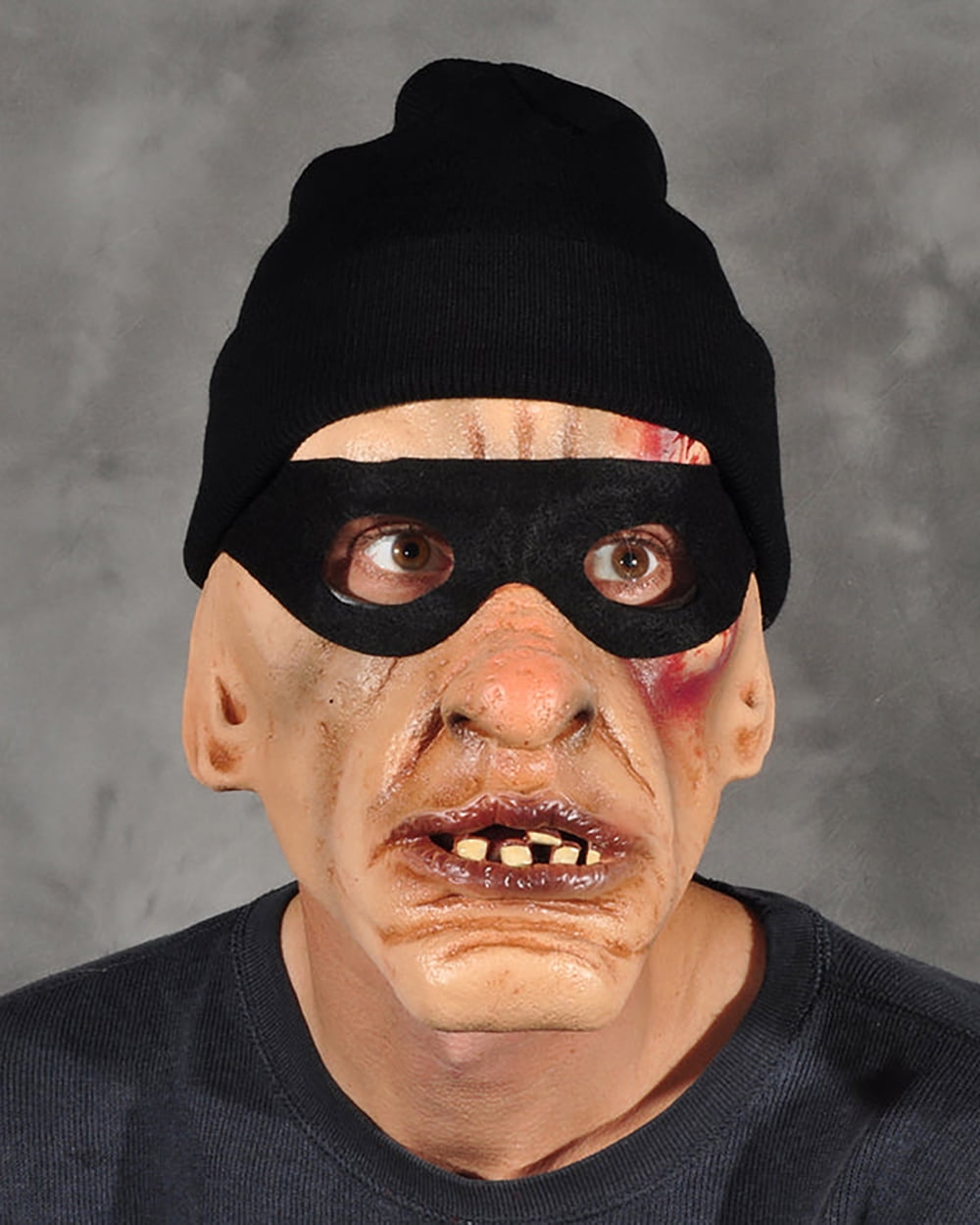 Zagone Thug Thief Robber Full Head Mask, Brown Grey Red, One Size ...