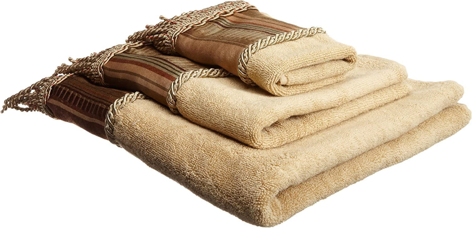 Zahari Home Contempo Modern Bathroom Towel Sets 3 Piece Towel Bath ...