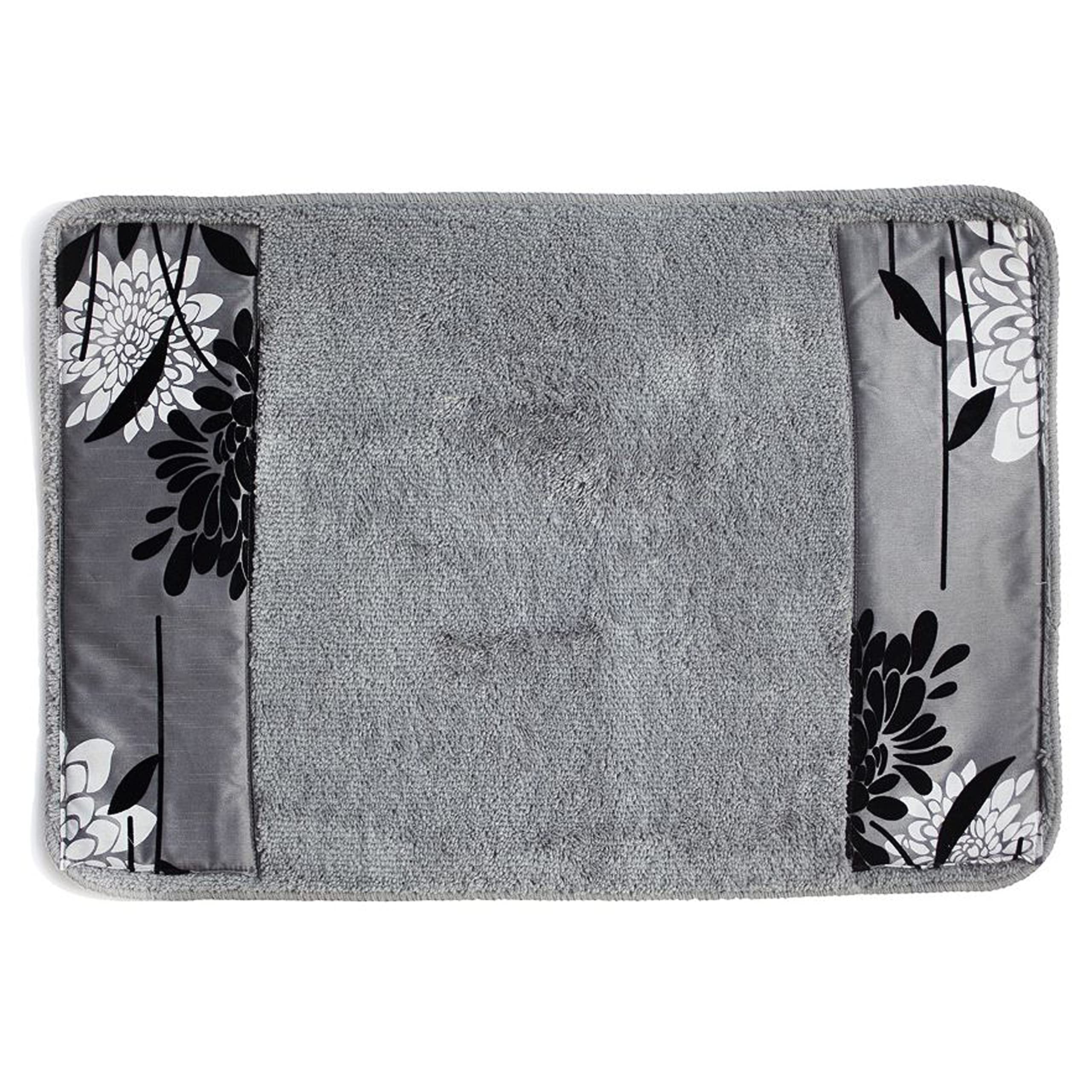 Zahari Home Erica Bathroom Rug Luxury Bath Rug Washable Beautiful ...