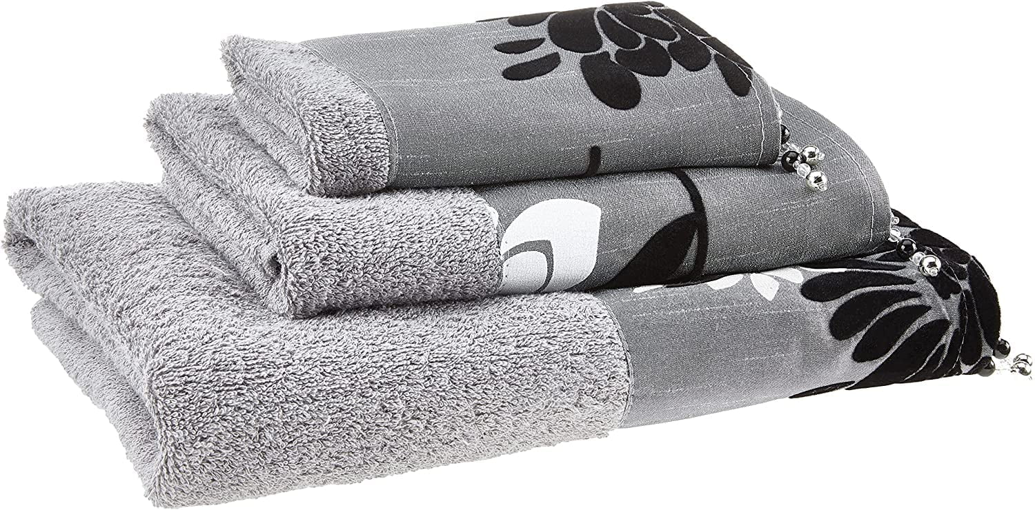 Zahari Home Erica 3 Piece Bathroom Towel Set - Bath, Hand, Wash Towel ...