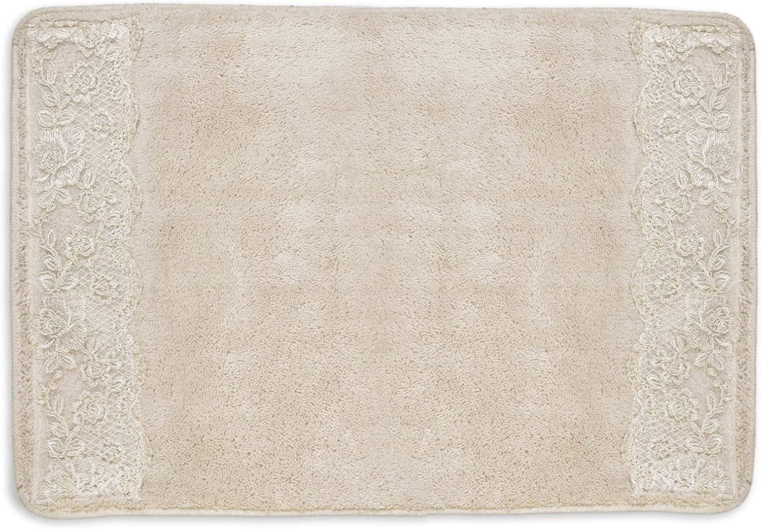 Zahari Home Rose Vine Bathroom Rug Luxury Bath Rug Washable Beautiful ...