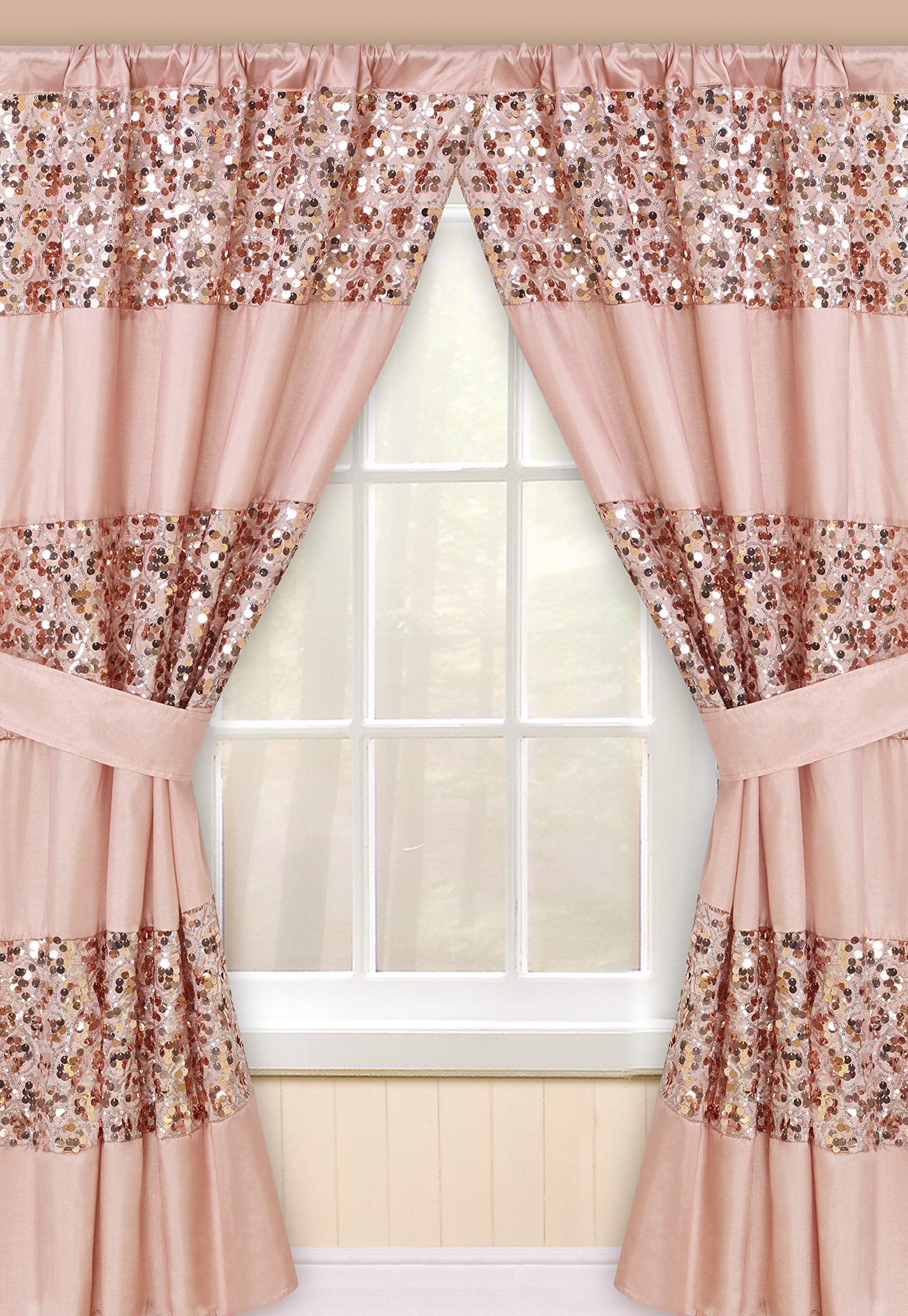 Zahari Home Sinatra Window Curtain, 36 x 54 in (2 Panels) - Walmart.com