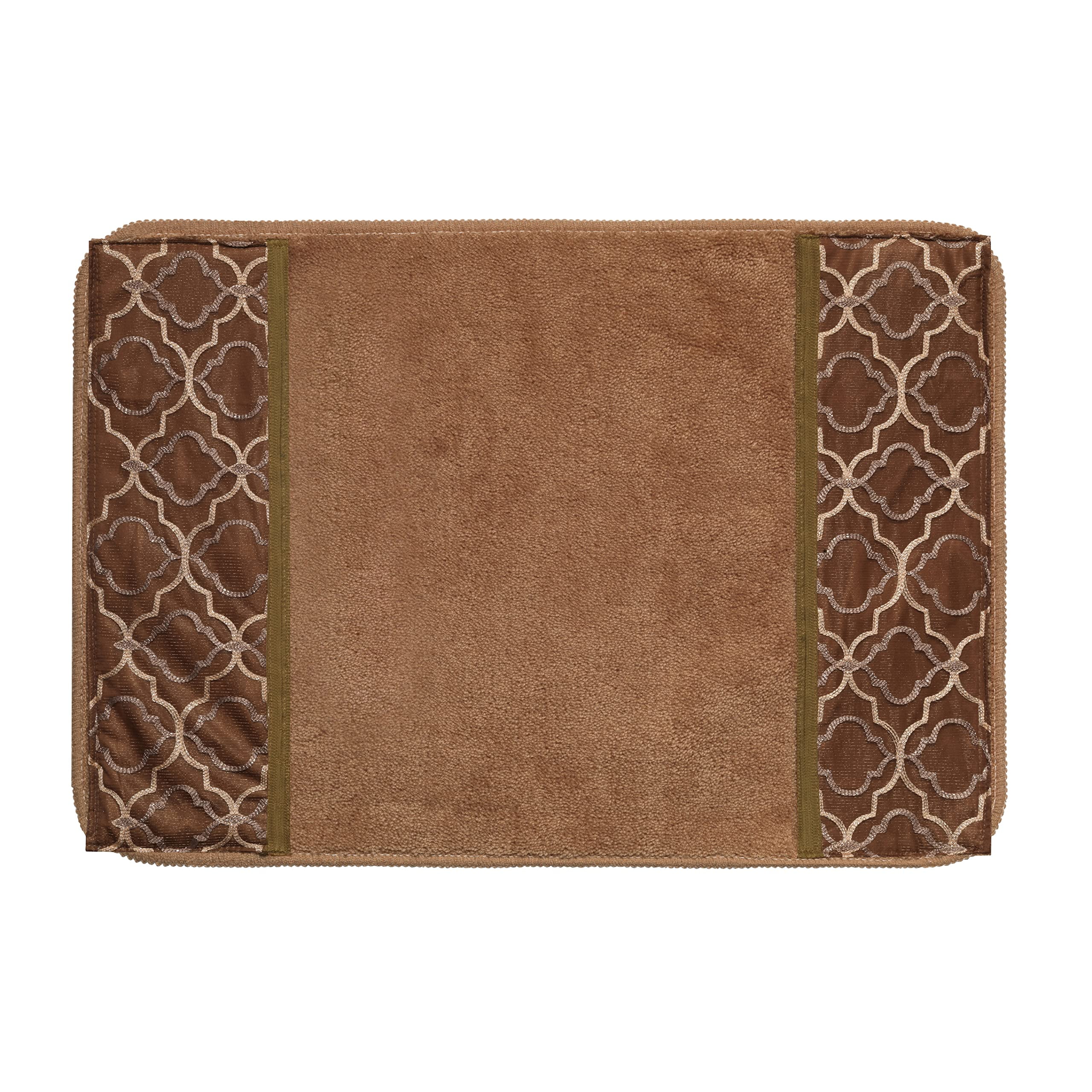 Zahari Home Spindle Modern Bathroom Rug Classic Luxury Bath Rug ...