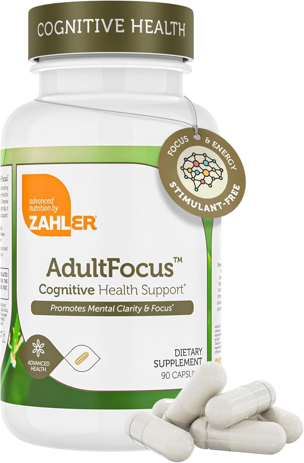 Zahler AdultFocus, Advanced Formula for Focus and Concentration, 60 ...