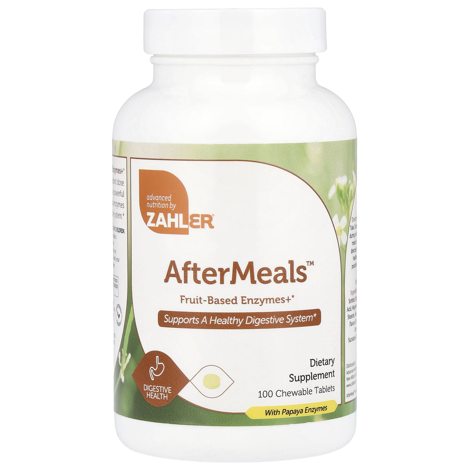 Zahler AfterMeals, Antacid, Digestive Aid, Reflux Inhibitor, 100 ...