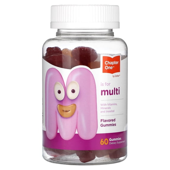 Chapter One, Multi Gummies, 60 Gummies, Kosher Multivitamin for Kids ...